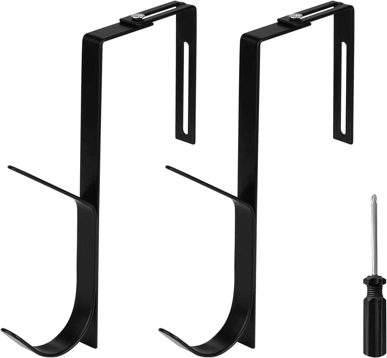 2pcs Adjustable Cubicle Wall Hooks, High Strength Metal Coat Hooks ...