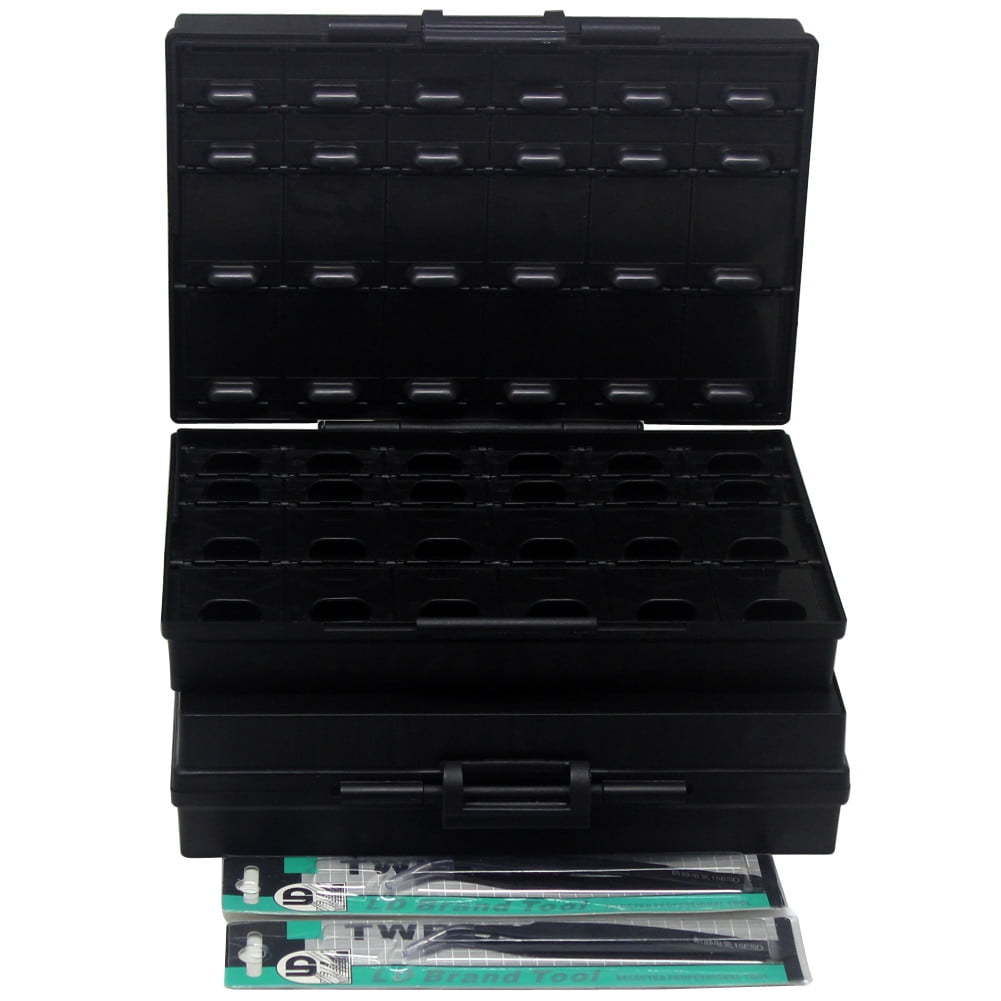 2pcs Aidetek BOXALL48 ESD safe Enclosure for 1206 0805 0603 0402 0201 ...