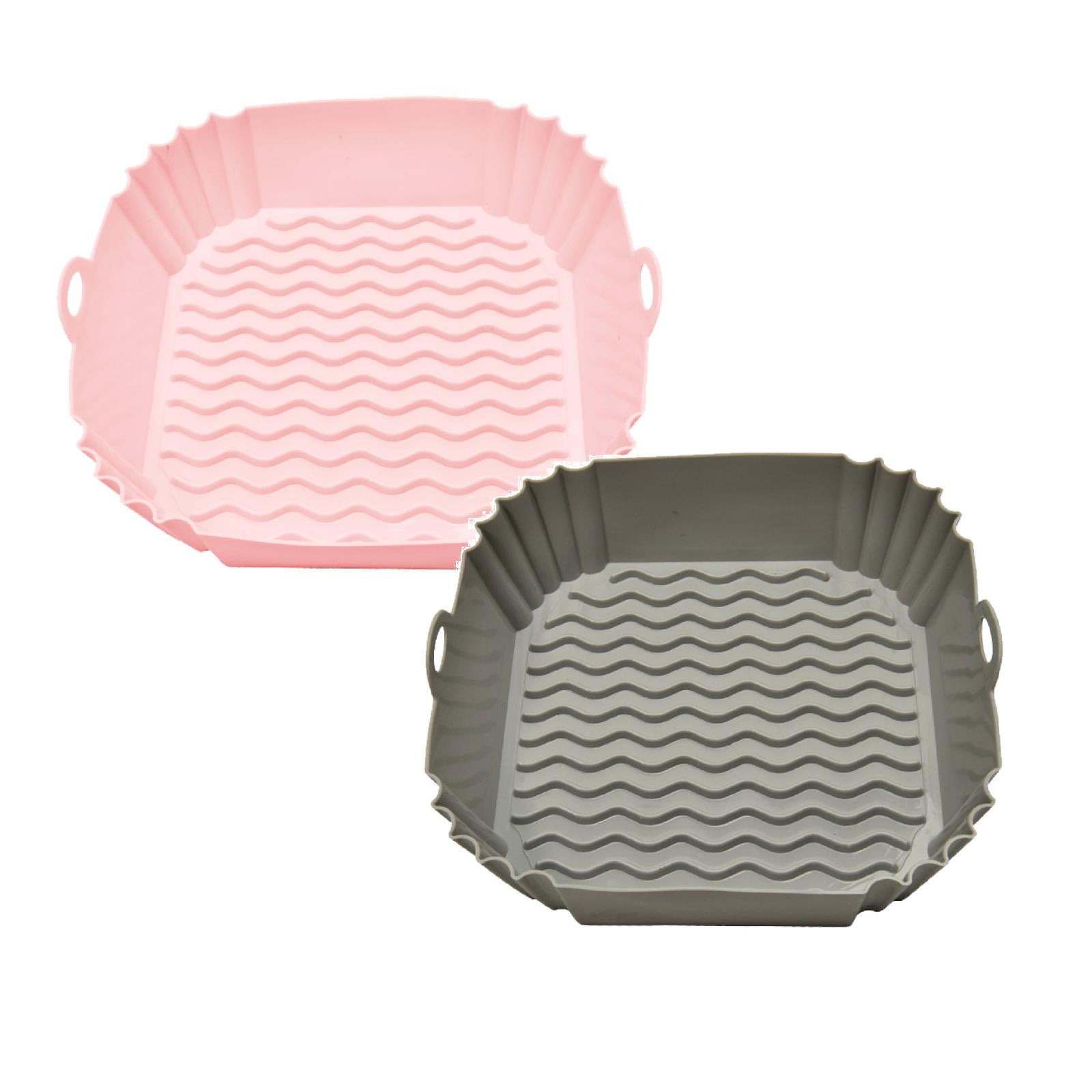 2pcs Air Fryer Silicone Liners For 2 To 3 QT Small Air Fryers 2 Pack ...