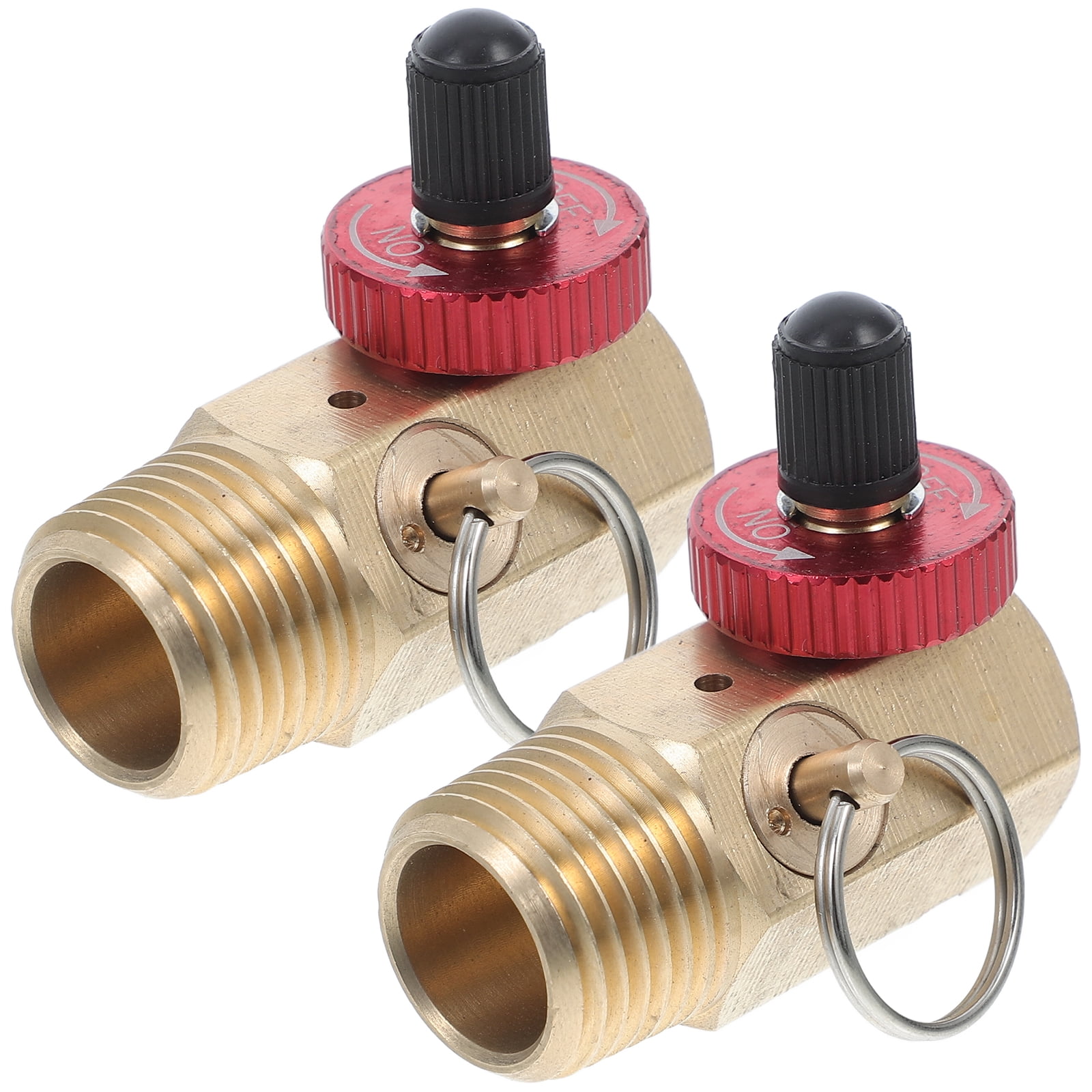 2pcs Air Tank Manifold With Fill Port Brass Safety Valve And Relief ...