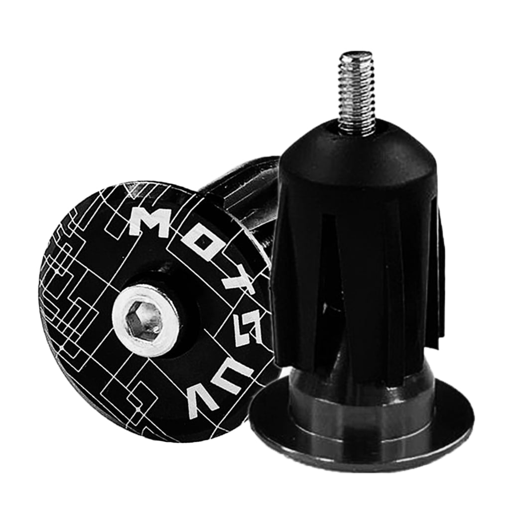 2pcs Aluminum Alloy Bicycle Handlebar End Plugs Road Caps Cycling ...
