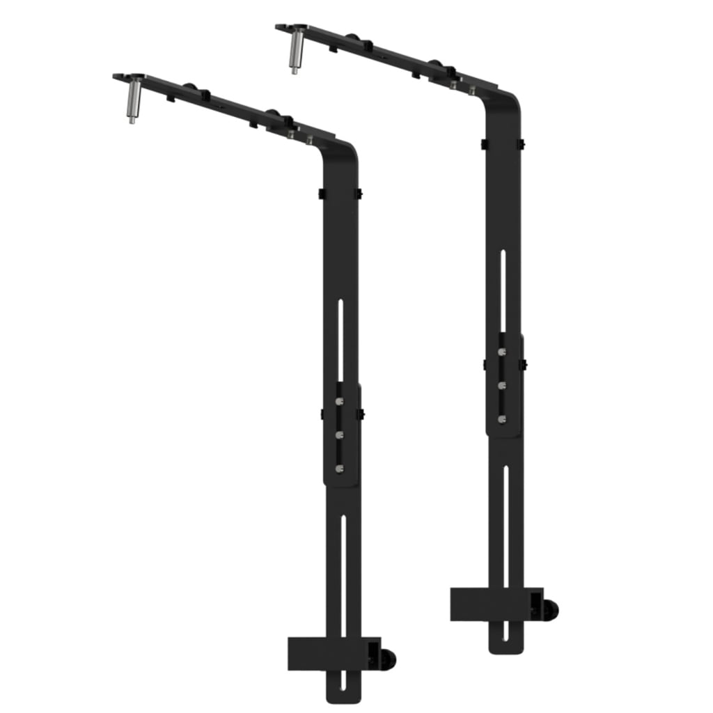 2pcs Aluminum Aquarium Light Brackets, Adjustable Height Mounting ...