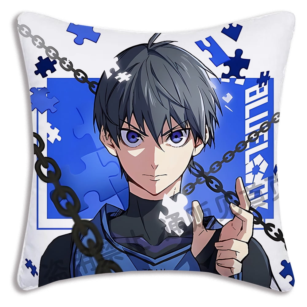 2pcs Anime BLUE LOCK Pillow Covers Cartoon Sofa Decorative Home ...