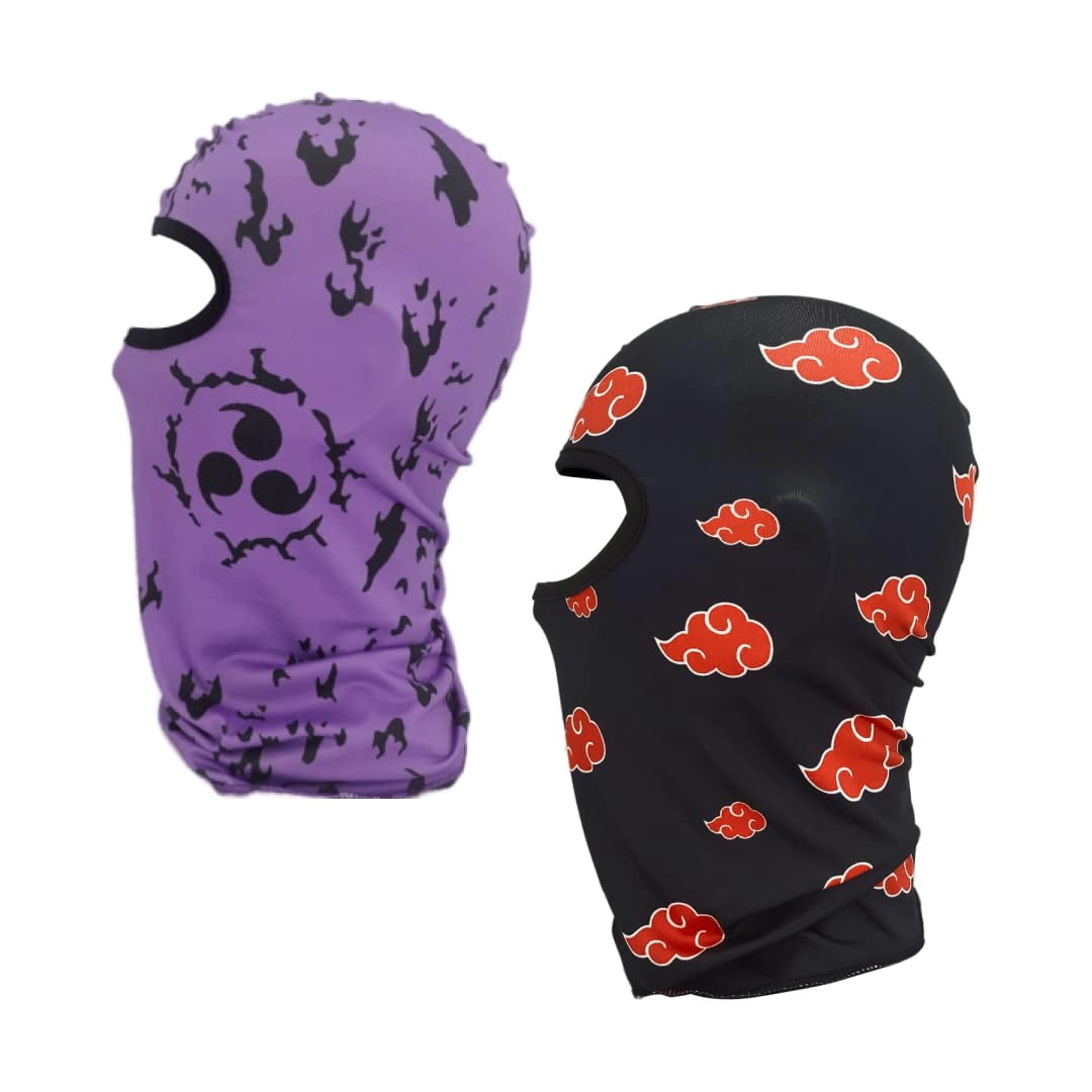 2pcs Anime Tactical Riding Ski Mask - Balaclava, Summer & Winter UV ...