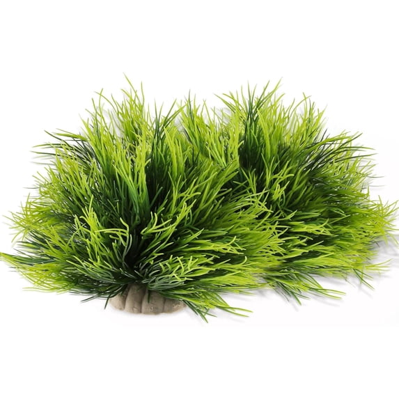 2pcs Aquarium Plants Decorations Artificial Fish Tank Plants Plastic ...