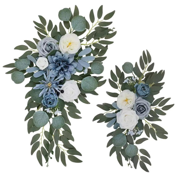 2pcs Artificial Flower Swags for Fall Wedding Background Decoration and ...