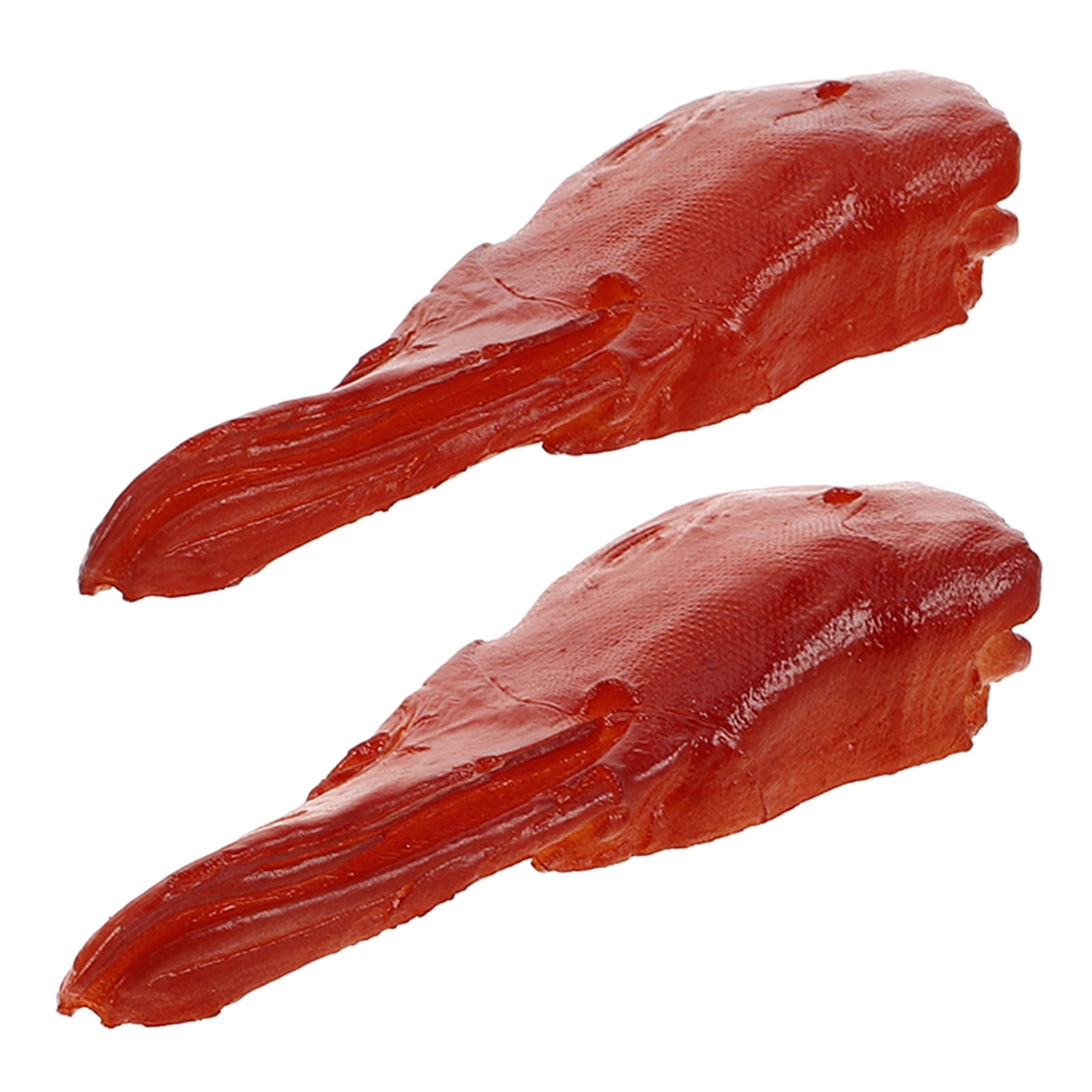 2pcs Artificial Food Cooked Roast Duck Meat Model Simulated Food Decor ...