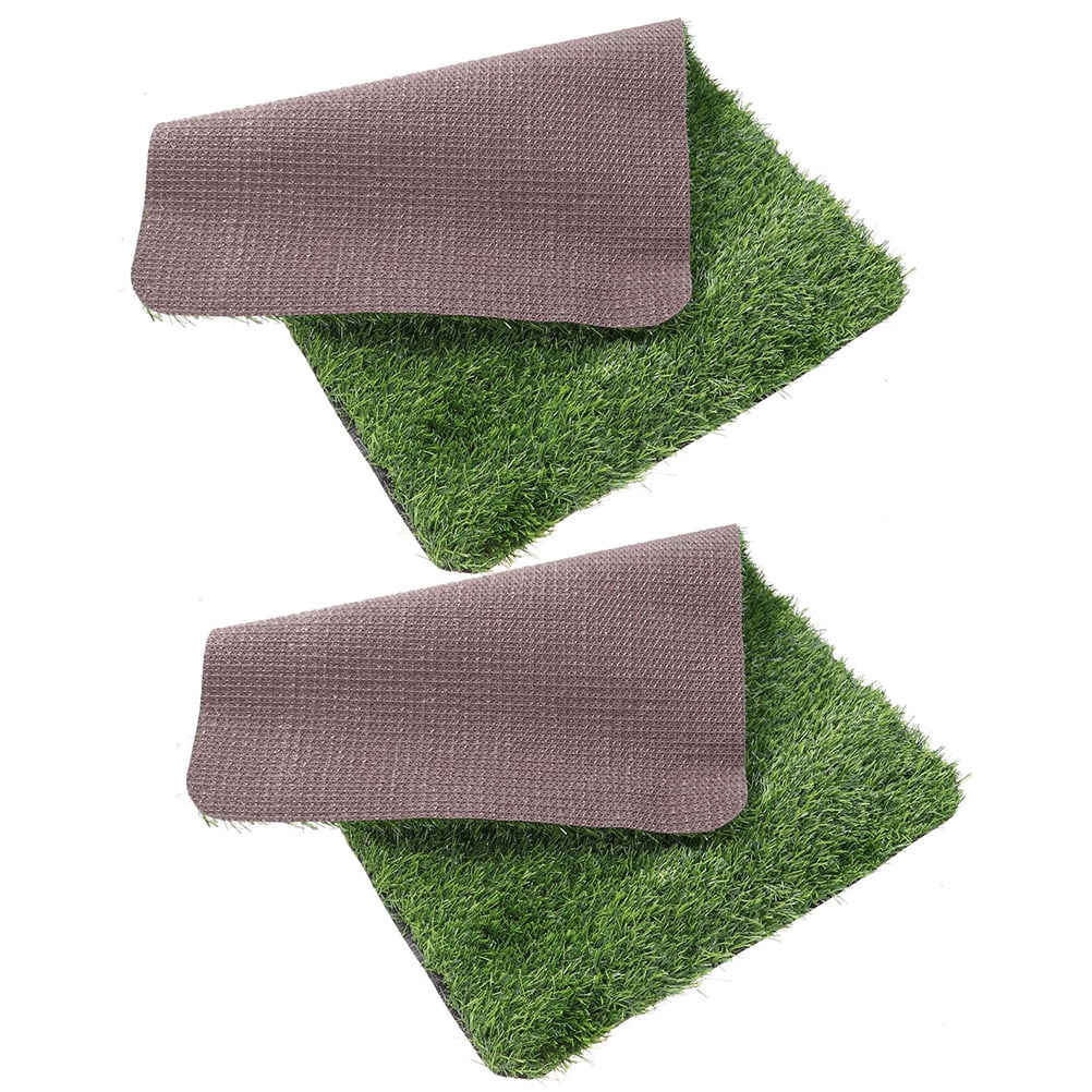 2pcs Artificial Grass Lawn Lifelike Plastic Garden Grass Fairy Grass ...