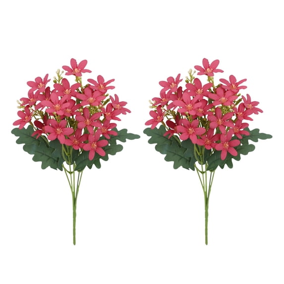 2pcs Artificial Hydrangea Flowers - Silk Faux Bouquet for Home Decor ...