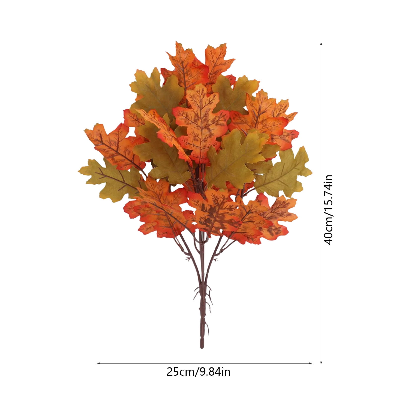 2pcs Artificial Maple Branches, Fall Autumn Leaf Decor, Halloween ...