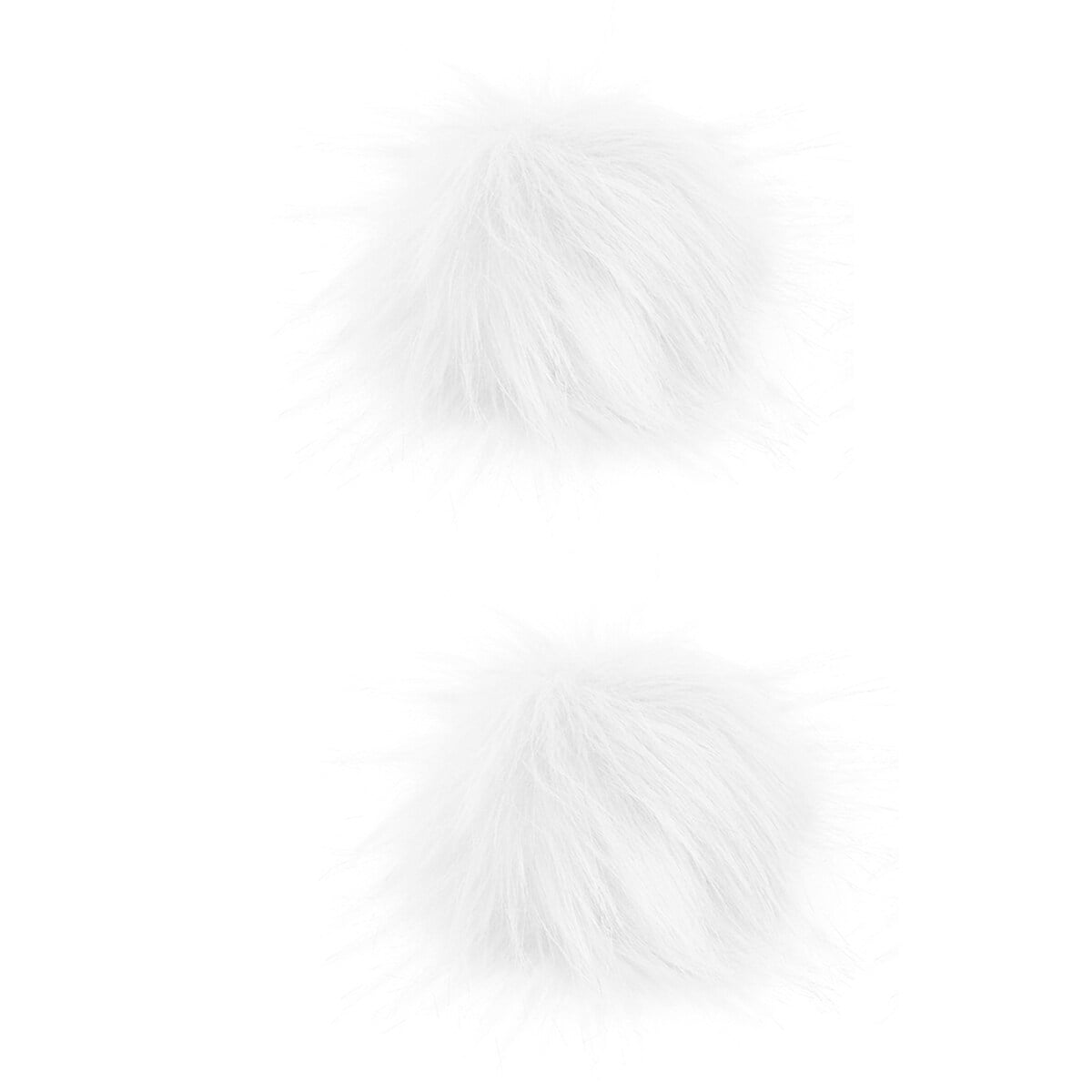 2pcs Artificial Wool Fuzzy Ball Decorative Hat Fuzzy Ball Clothes ... 2pcs Artificial Wool Fuzzy Ball Decorative Hat Fuzzy Ball Clothes ...