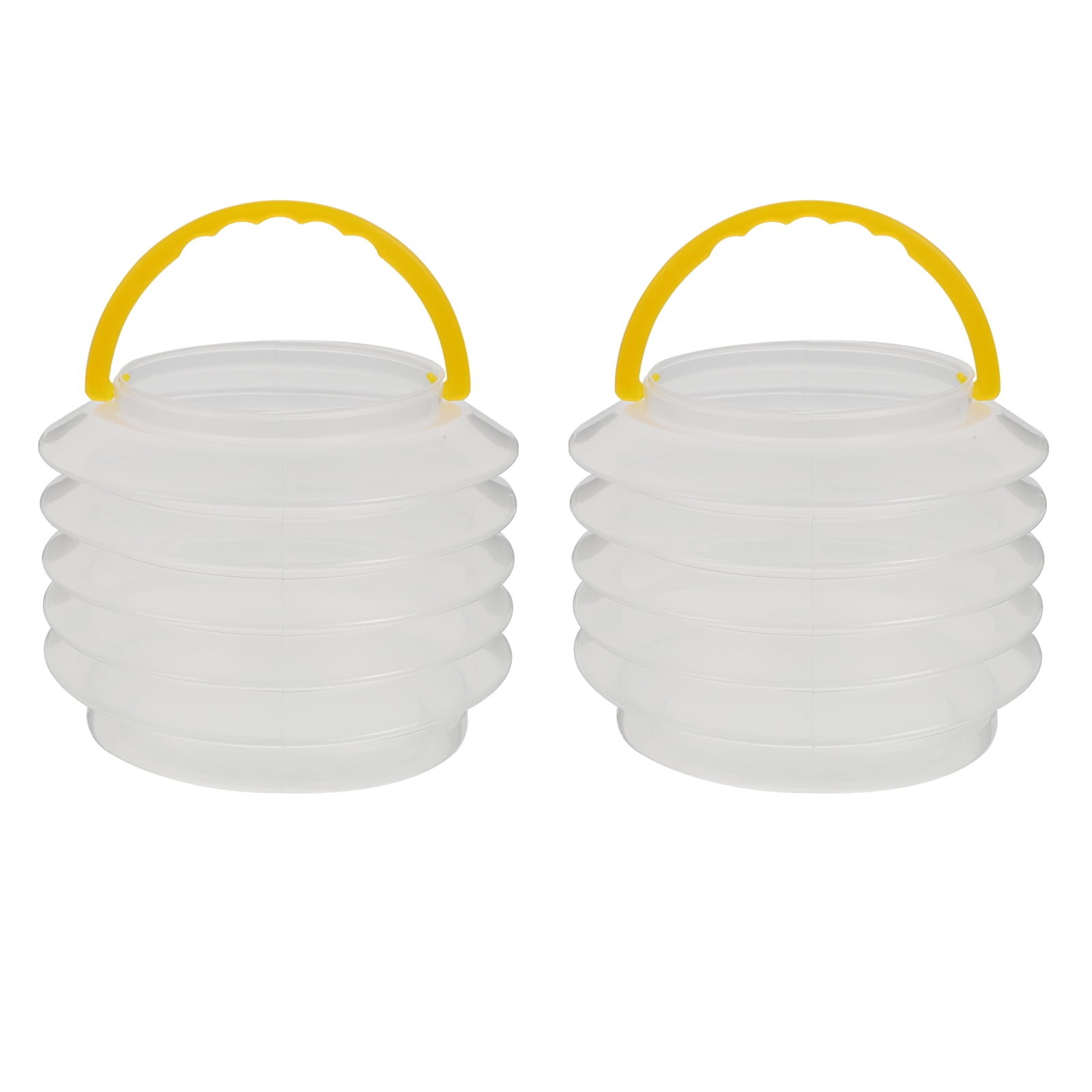 2pcs Artist Brush Basins Paint Brush Washers Paint Storage Buckets ...