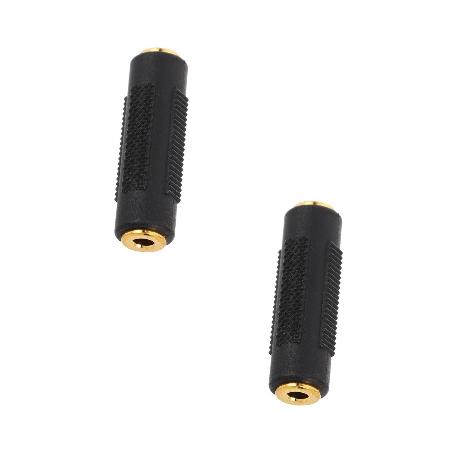 2pcs Audio Coupler 3.5mm Stereo Jack to 3.5mm Coupler Female to Female ...