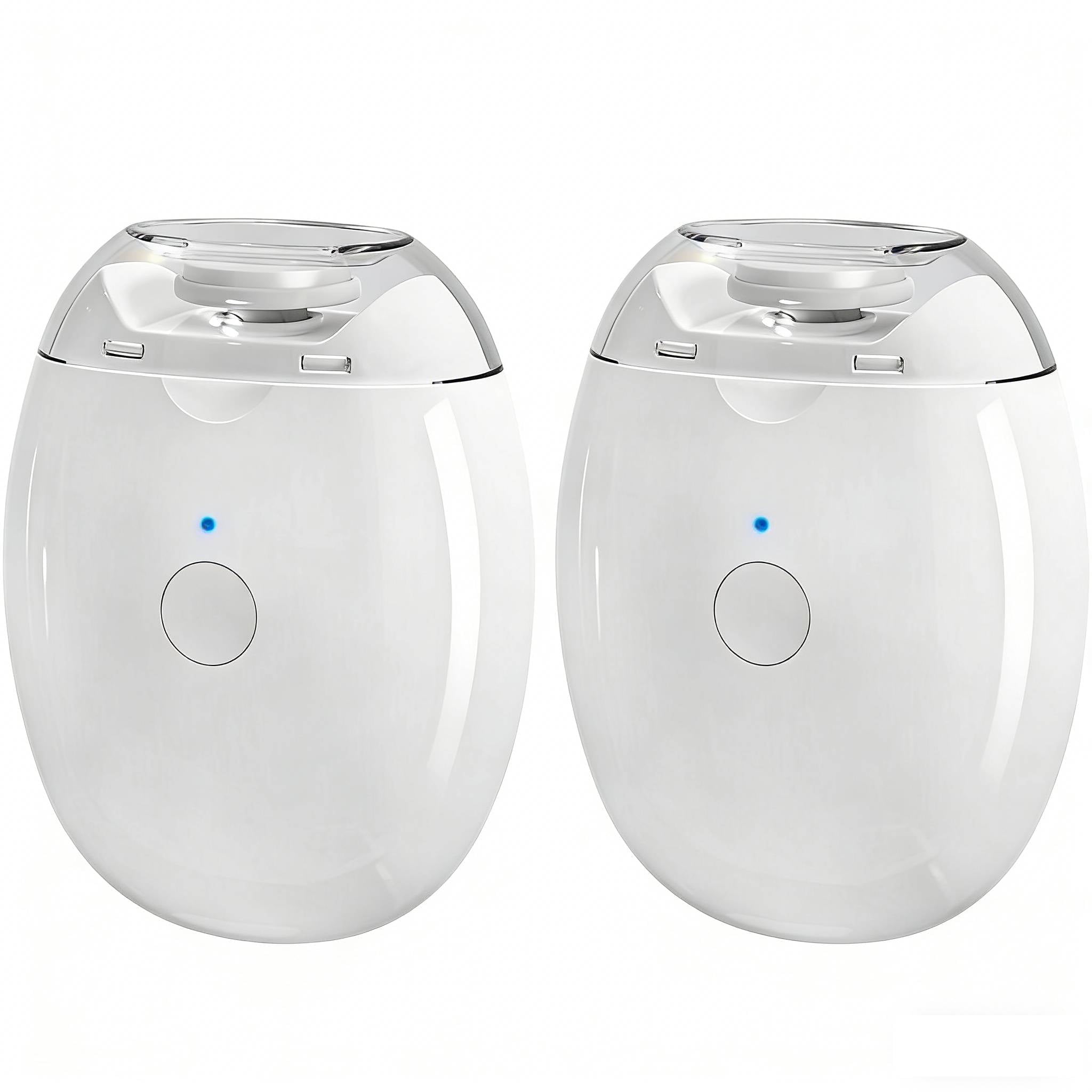 2pcs Automatic Fingernail Grinder, Electric Nail Clipper with LED Light ...