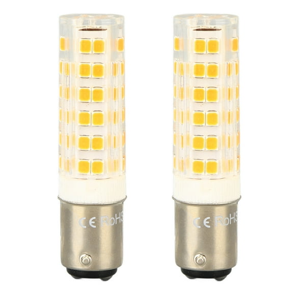 2pcs BA15D Led Bulbs Dimmable 6W Double Contact DC Bayonet Base 540LM ...