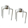 2pcs BBQ Grill Rotisserie Spit Meat Forks Replacement 4-Prong Grill ...