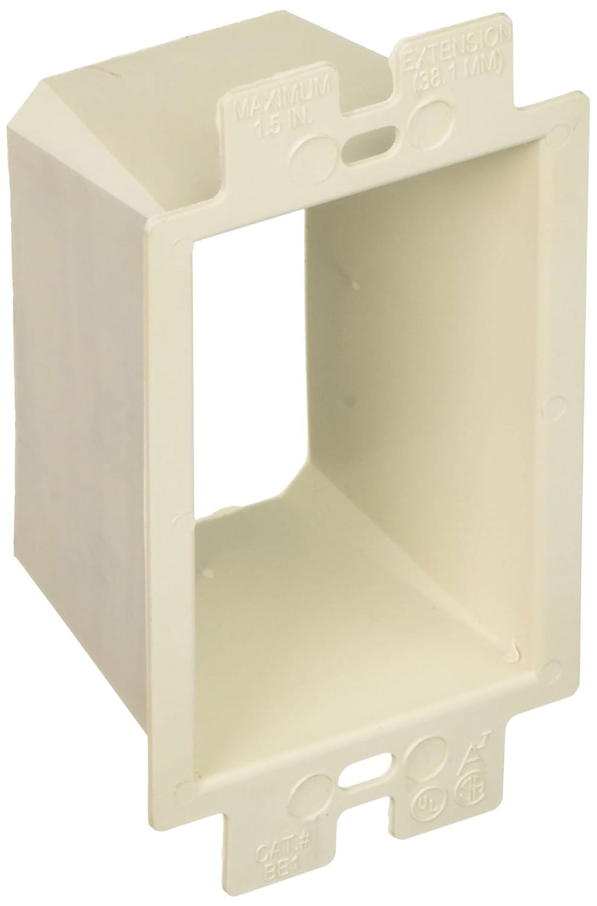 2pcs BE1 621614 Single-Gang Box Extender, Heavy-Duty Plastic - Walmart.com