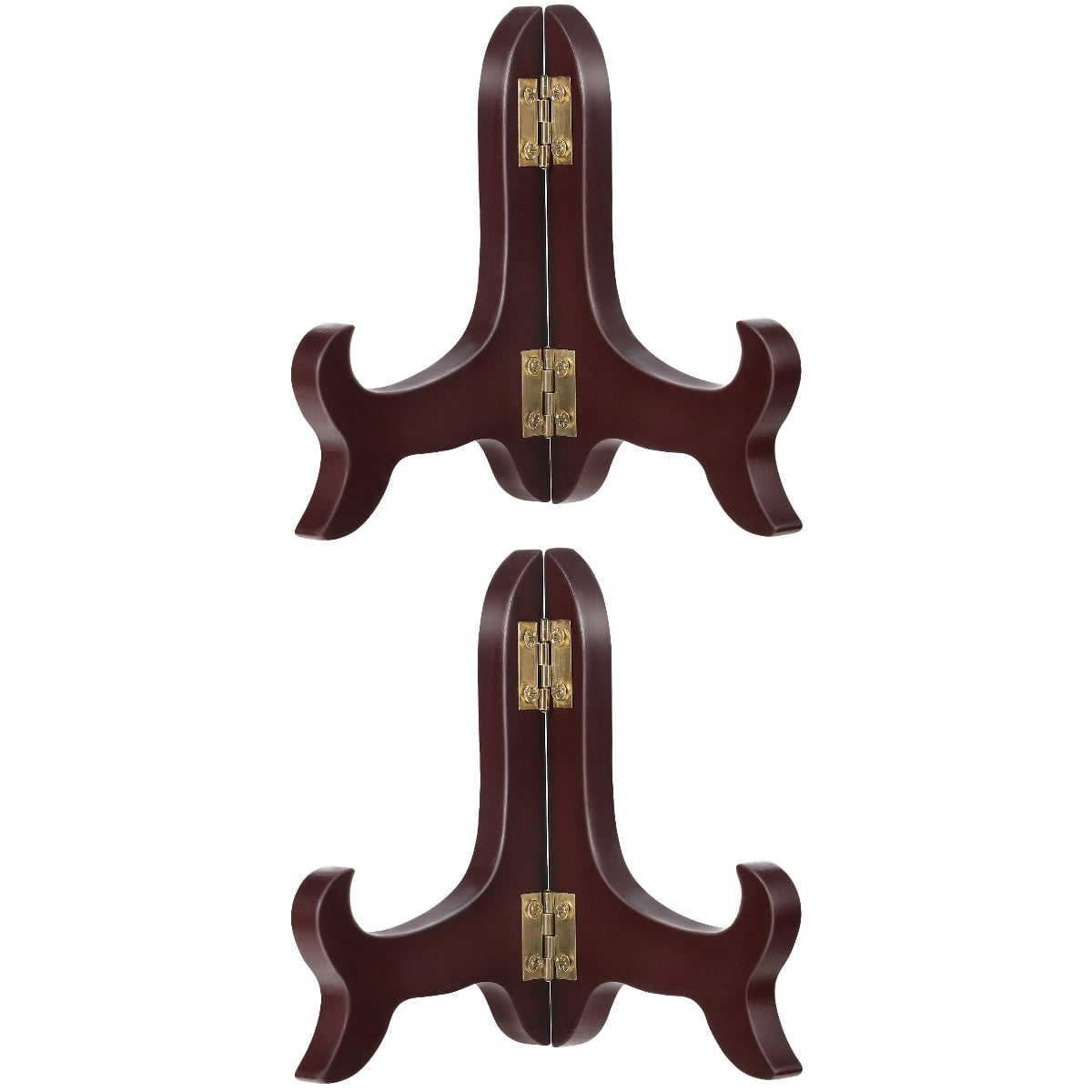2pcs BESPORTBLE Foldable Plate Holder Wooden Display Stand Picture ...