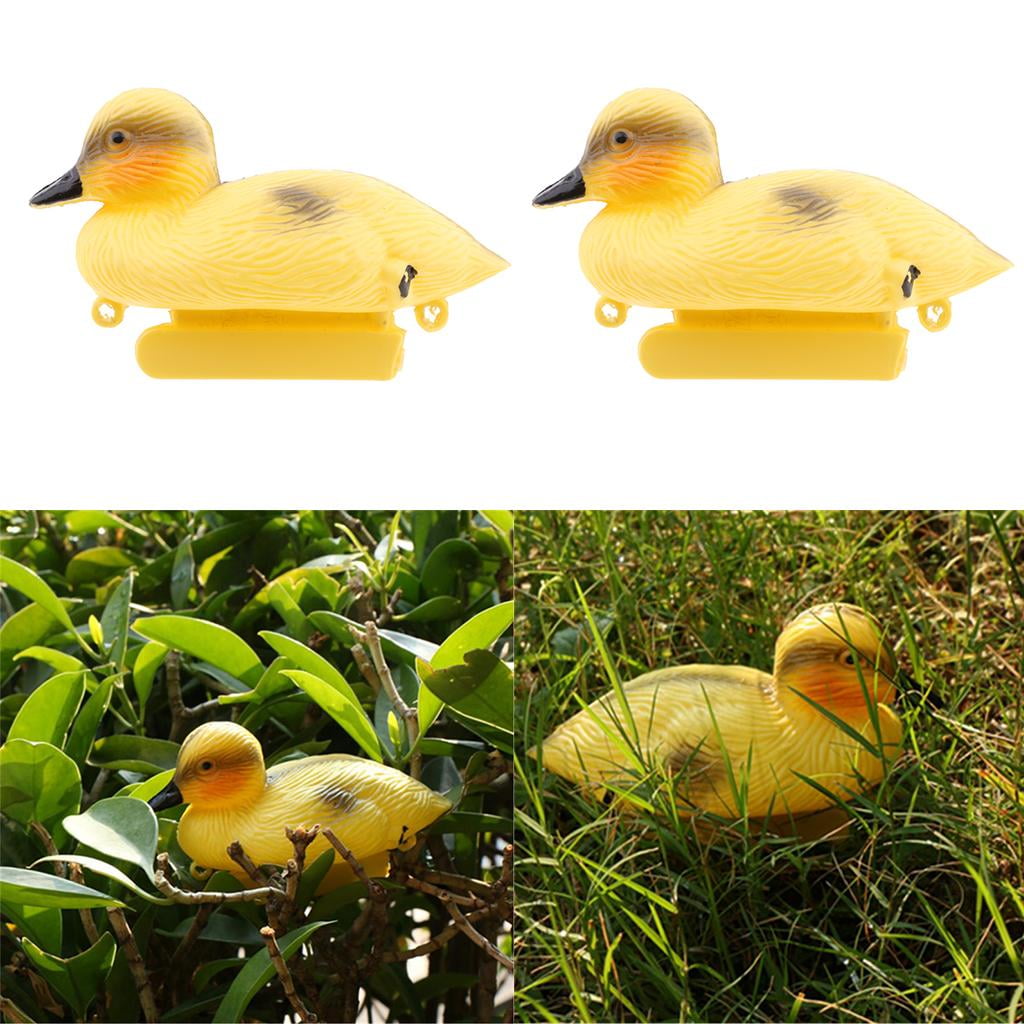 2pcs Baby Ducks Floating Decoy Garden Pool Pond Ornament Decoy ...