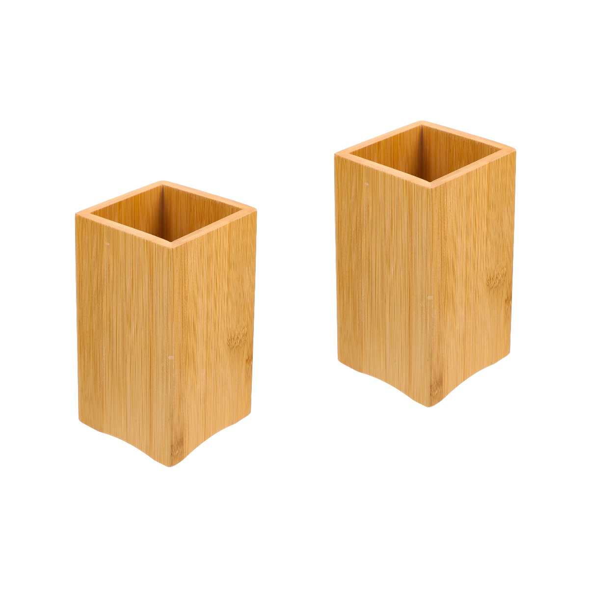 2pcs Bamboo Utensil Container Bamboo Chopstick Box Bamboo Cutlery ...