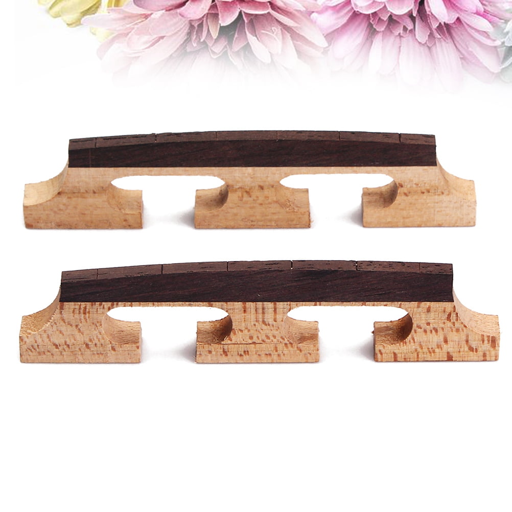 2pcs Banjo Bridge 6 String Tenor Banjo Bridge Rosewood Banjo Bridge 3 ...