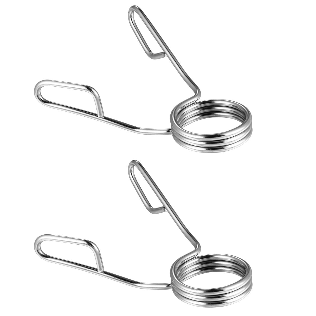 2pcs Barbell Dumbbell Pair Spring Clamp Collar Weightlifting Clasp Clip ...