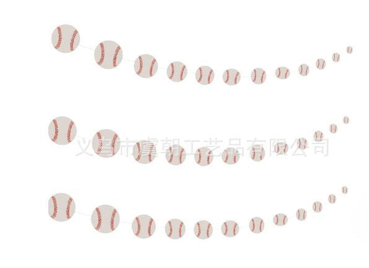 2pcs Baseball Party Hanging Banner Novelty Sports Party Bunting ...