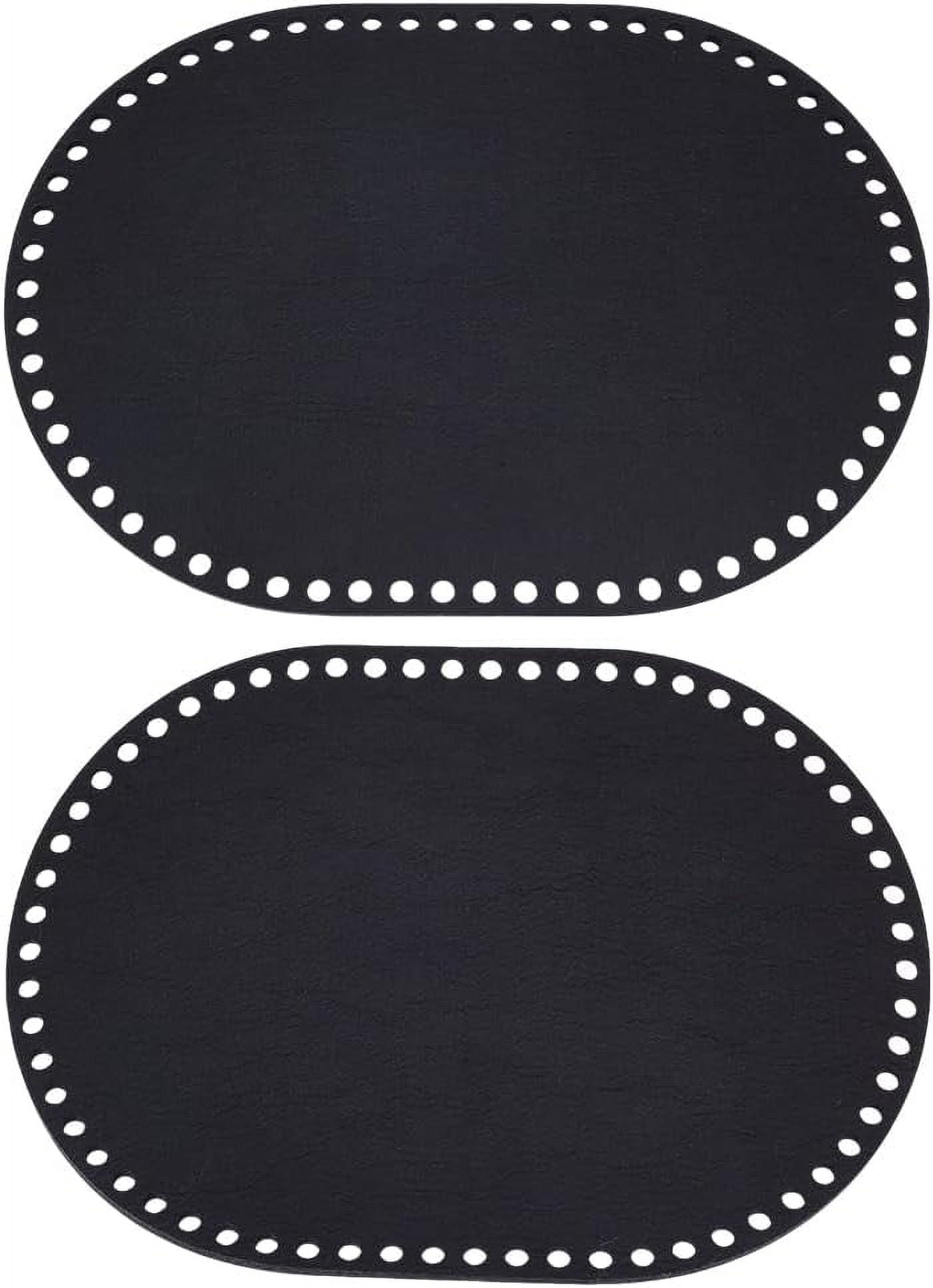 2pcs Basket Bottom Felt Bag Shaper Reusable Bag Bottom Oval Crochet ...