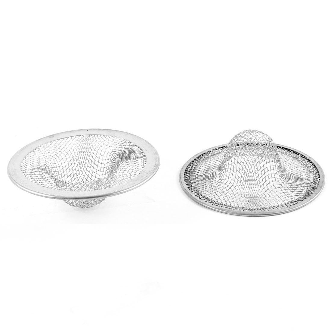 2pcs Bath Basin Sink Strainer Mesh Filter Sieve Drain,Stainless Steel ...