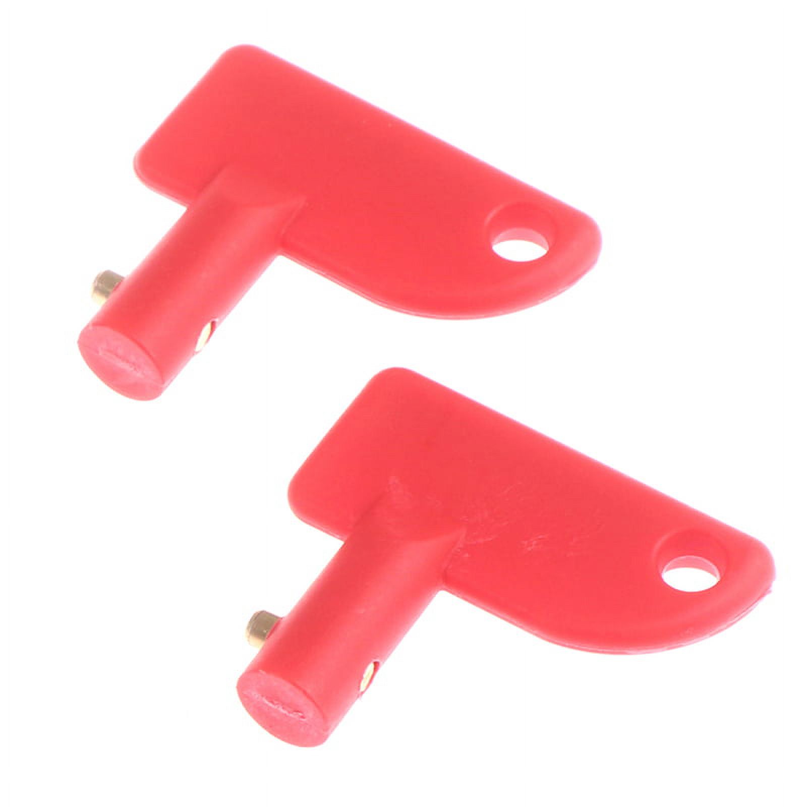 2pcs Battery Cut Off Kill Isolator Switch Spare Keys For Marine Auto ...