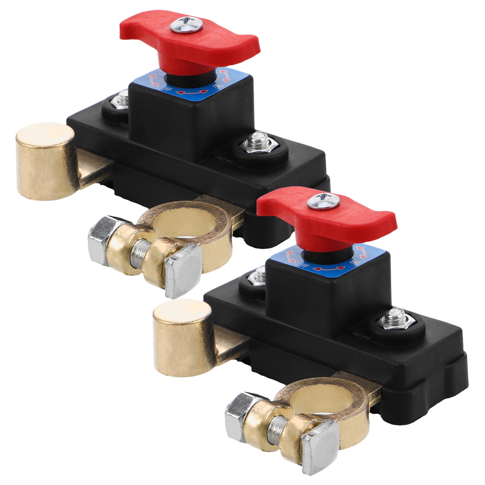 2pcs Battery Shut Off Switch - Automotive Battery Terminal Disconnect ...