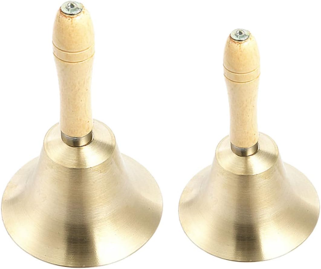 2pcs The Bell Vintage Home Decor Loud Bell Alarm Classroom Pet Training ...
