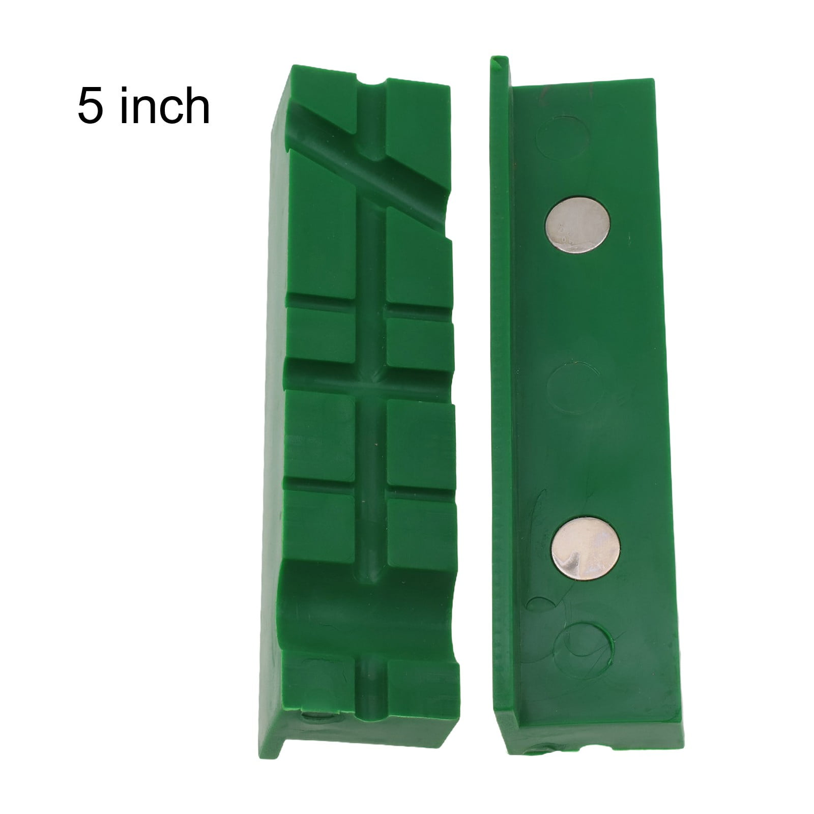2pcs Bench Vice Jaw Pads 4/5/6 Inch Magnetic Vise Protection Strip Jaw ...