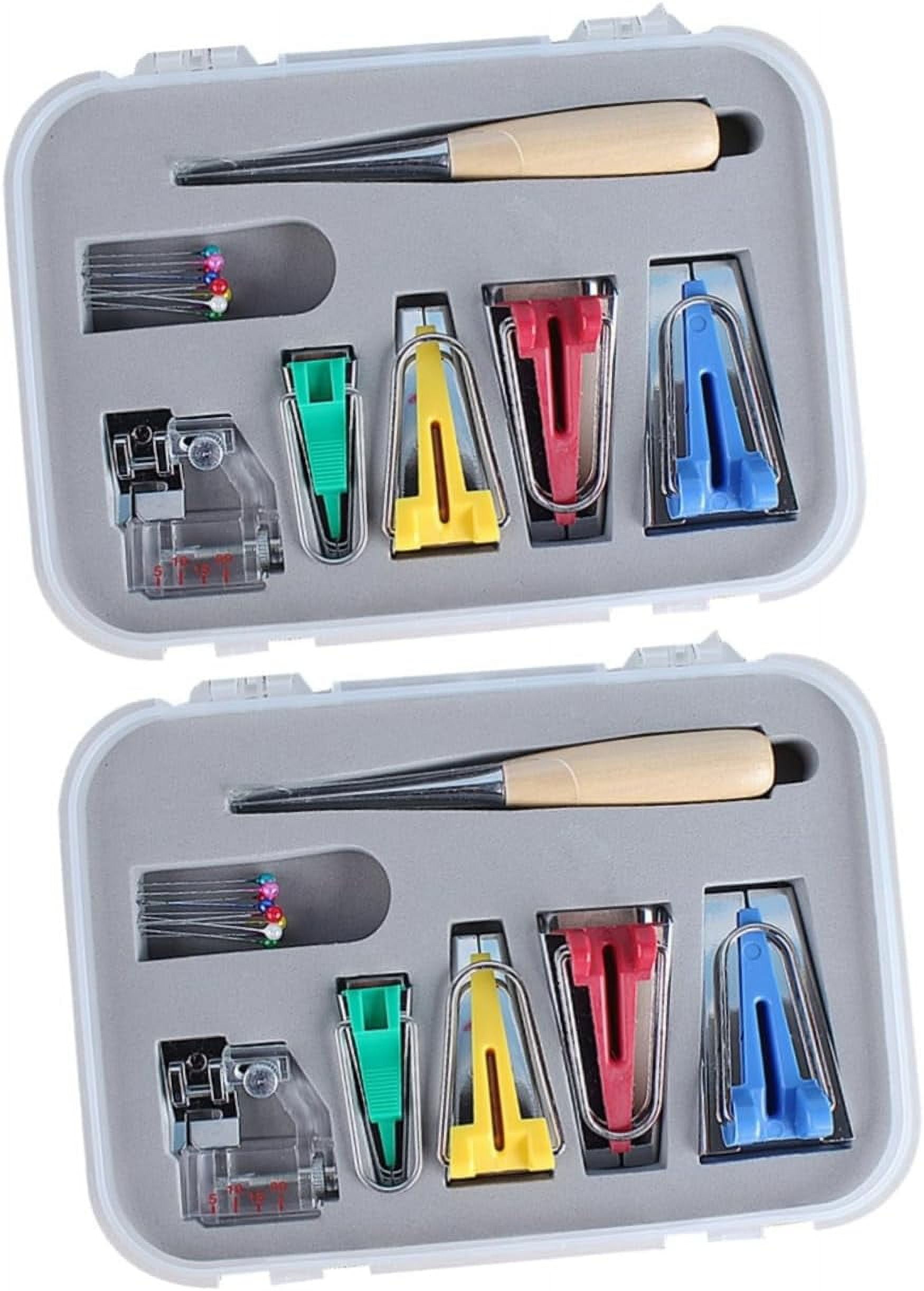 2pcs Bias Binding Maker Quilting Kits Household Tools Crafting Tape ...