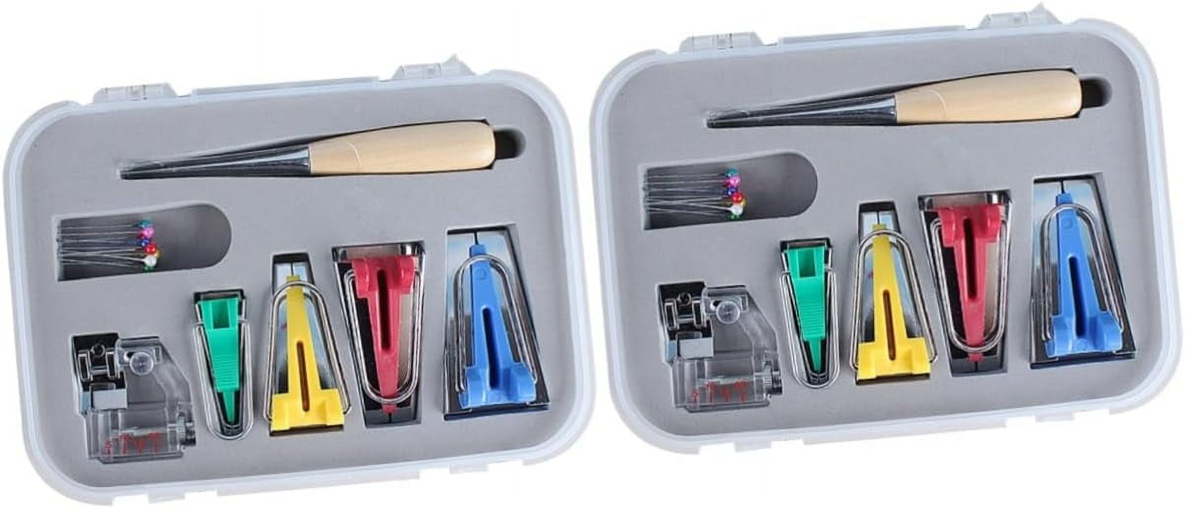 2pcs Bias Tape Tool Sewing Machine Kit Quilting Kits Sewing Tape Maker ...