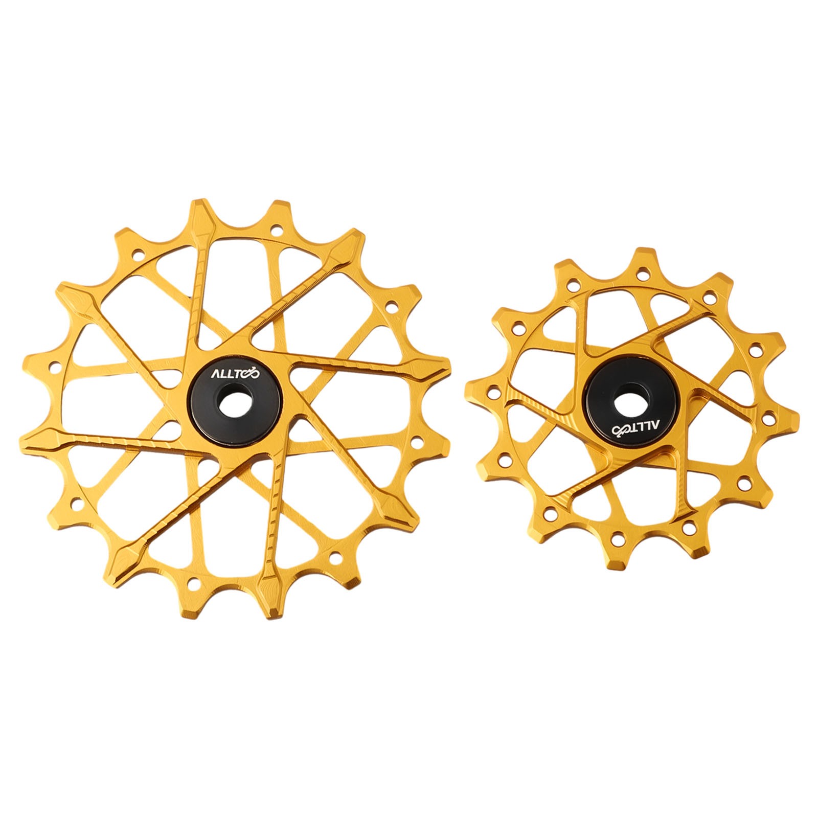 2pcs Bike Rear Derailleur Pulley Wheels 12T+16T Pottery Ball Bearing For Sram Nx Gx Xx1 Bicycle ...