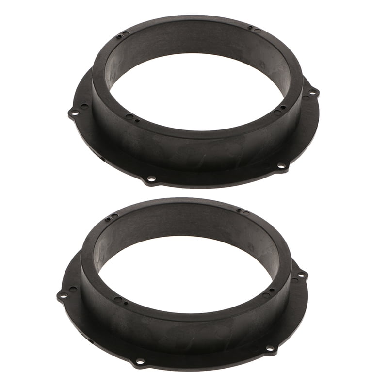 2pcs Black 6.5 inch Car Speaker Mounting Spacer Adaptor Rings for VW ...