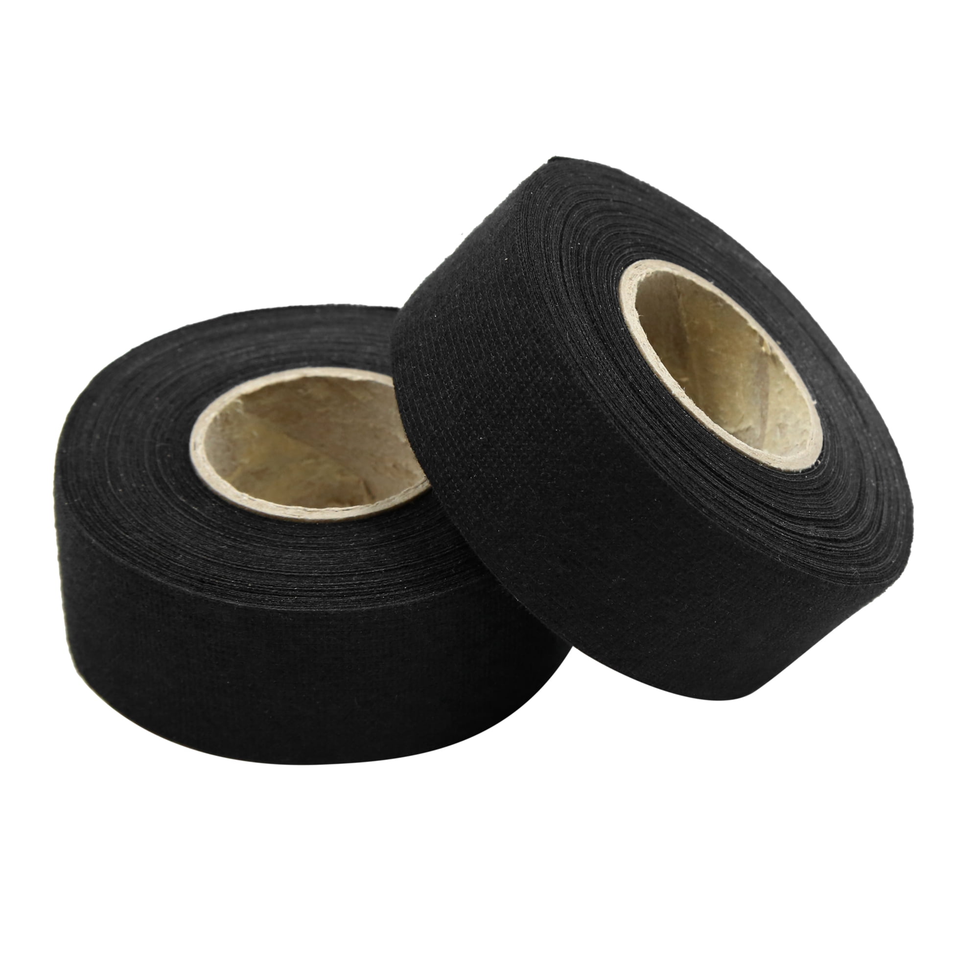 2pcs Black Adhesive Cloth Fabric Car Wiring Harness Looms Tape 32mm x ...