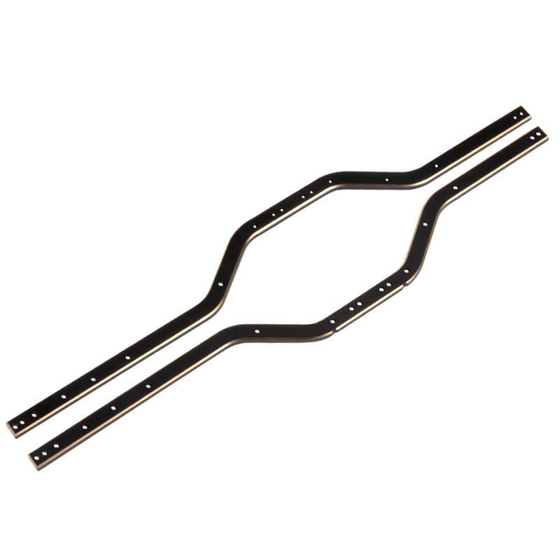 2pcs Black Chassis Rails for SCX2424 AXl00005 RC Crawler Car Chassis ...