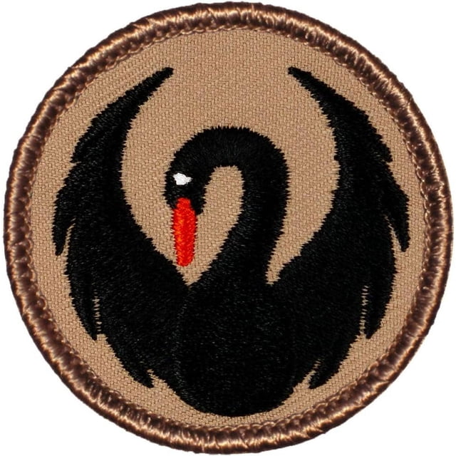 2pcs Black Patrol Patch - 2" Diameter Round Embroidered Patch - Walmart.com