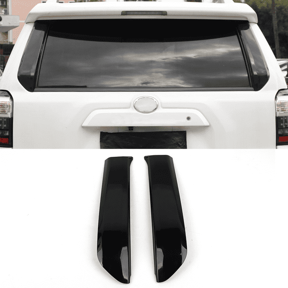 2pcs Black Rear Tailgate Window Pillar Side Panel Decor Cover For ...
