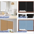 2pcs Blackout Curtains Window Blinds, Cordless No Drill Cut To Size ...