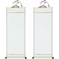 2pcs Blank Hanging Scroll Calligraphy Wall Mounting Scrolls for Sumie ...