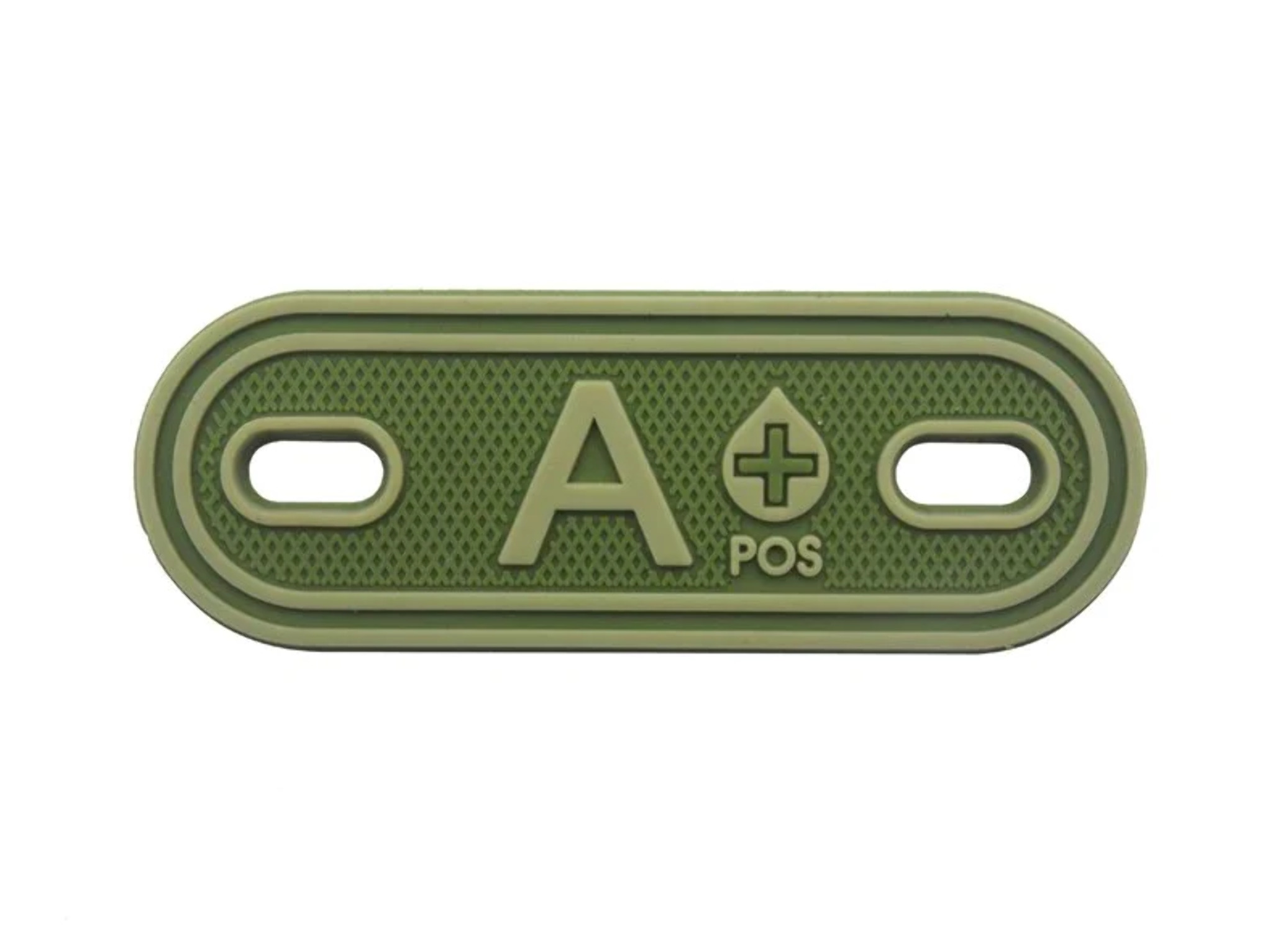 2pcs Blood Type PVC PATCH Positive Negative A + B + AB O POS Rubber Patchers for Boot Backpack ...