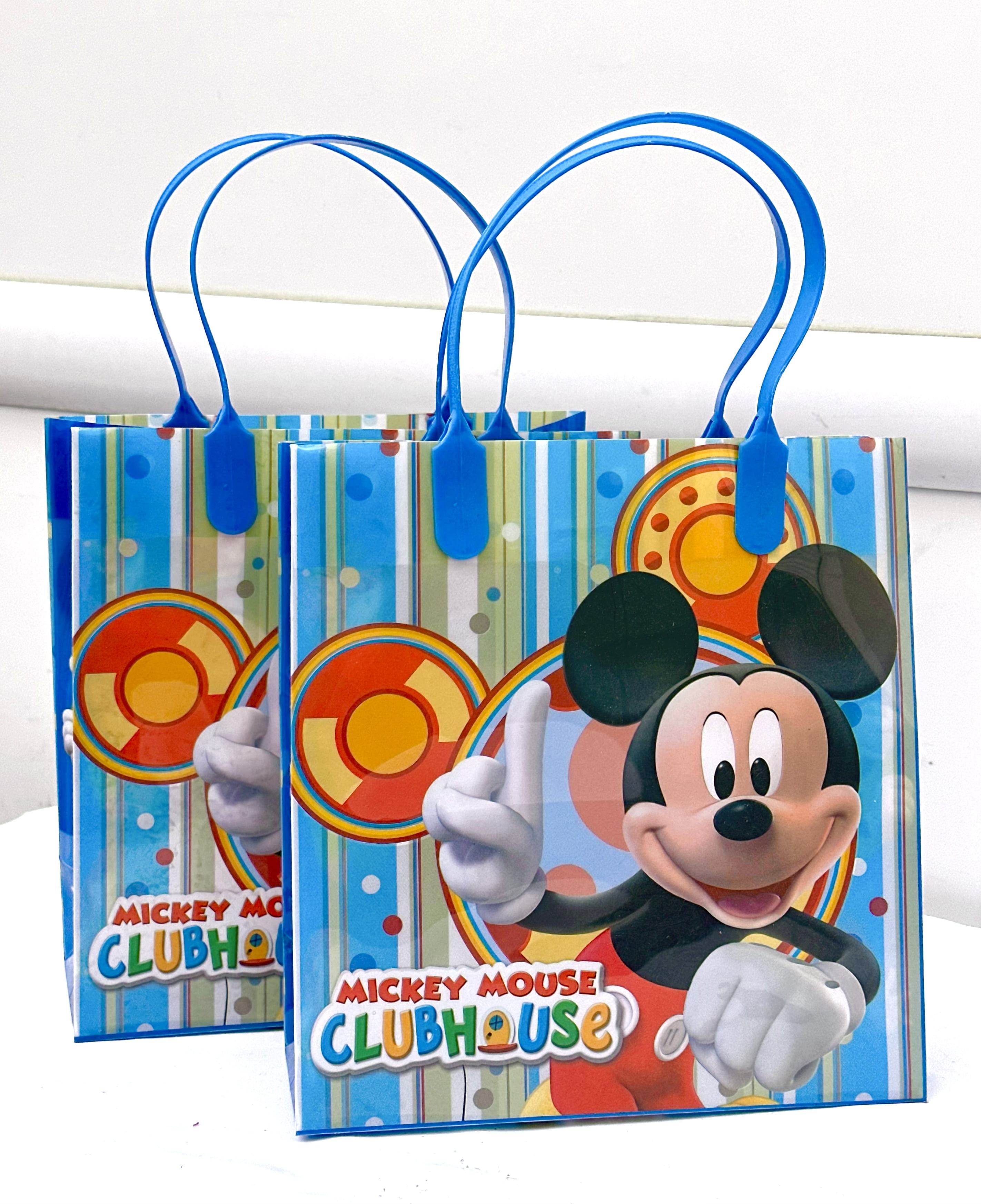 2pcs Blue Disney Mickey Gift Bag Set - Mickey Mouse Club House Bag ...