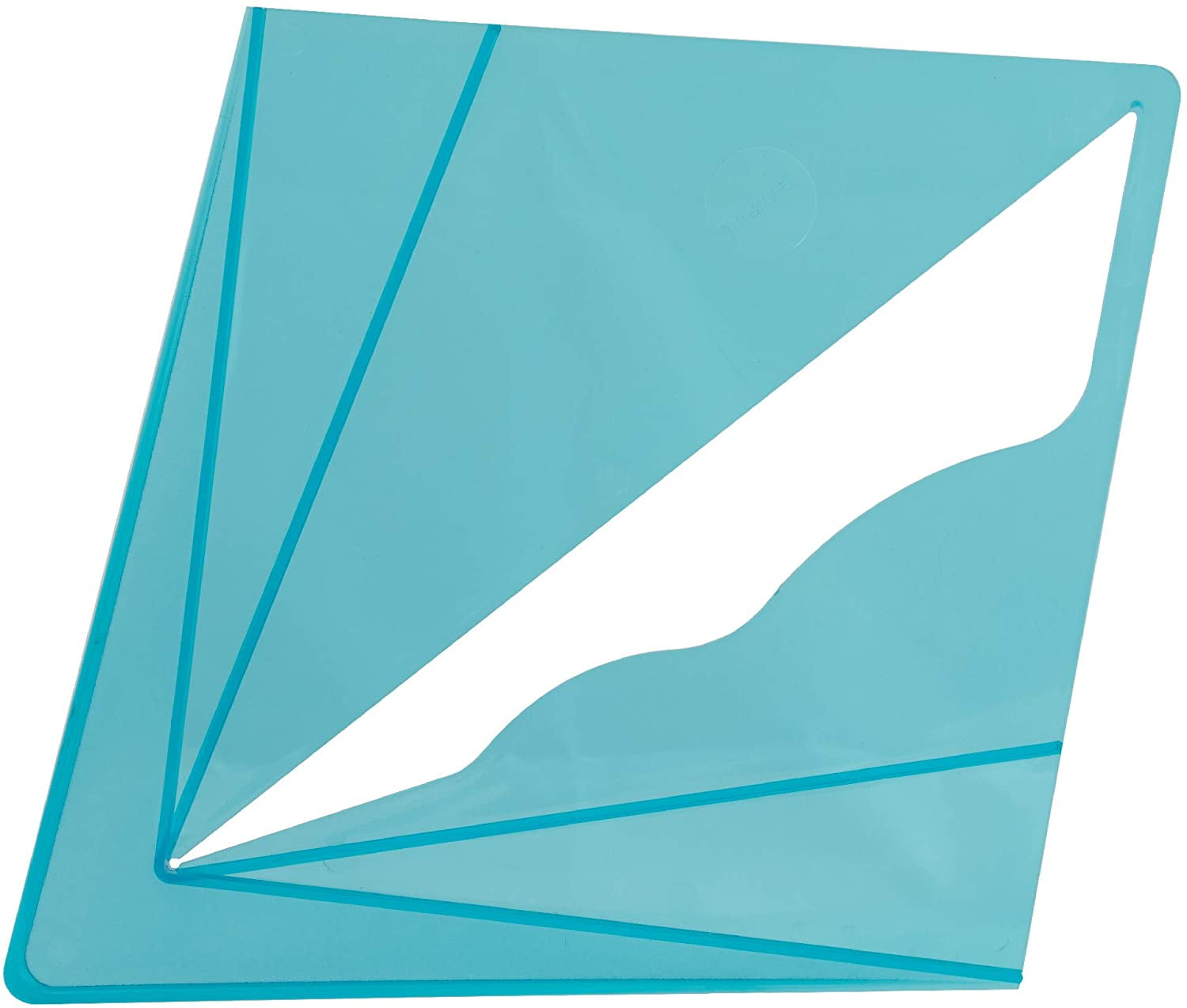 2pcs Blue Transparent Center Finder for 18 inch Square, Round, Octagon ...