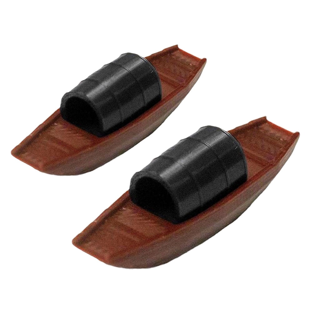 2pcs Boat Miniature for Fish Tank and Bonsai Miniature Boat Figurines ...