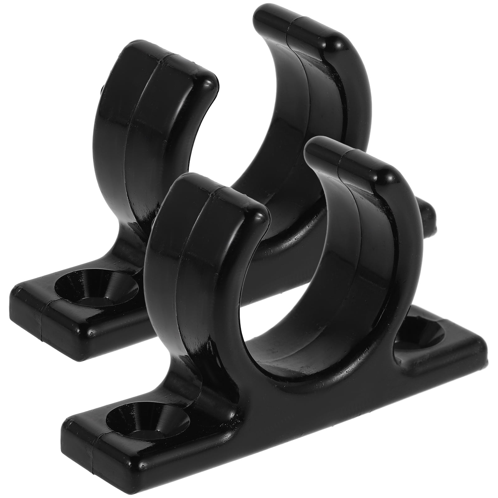 2pcs Boat Paddle Holder Clips Secure and Easy Installation Black Nylon ...