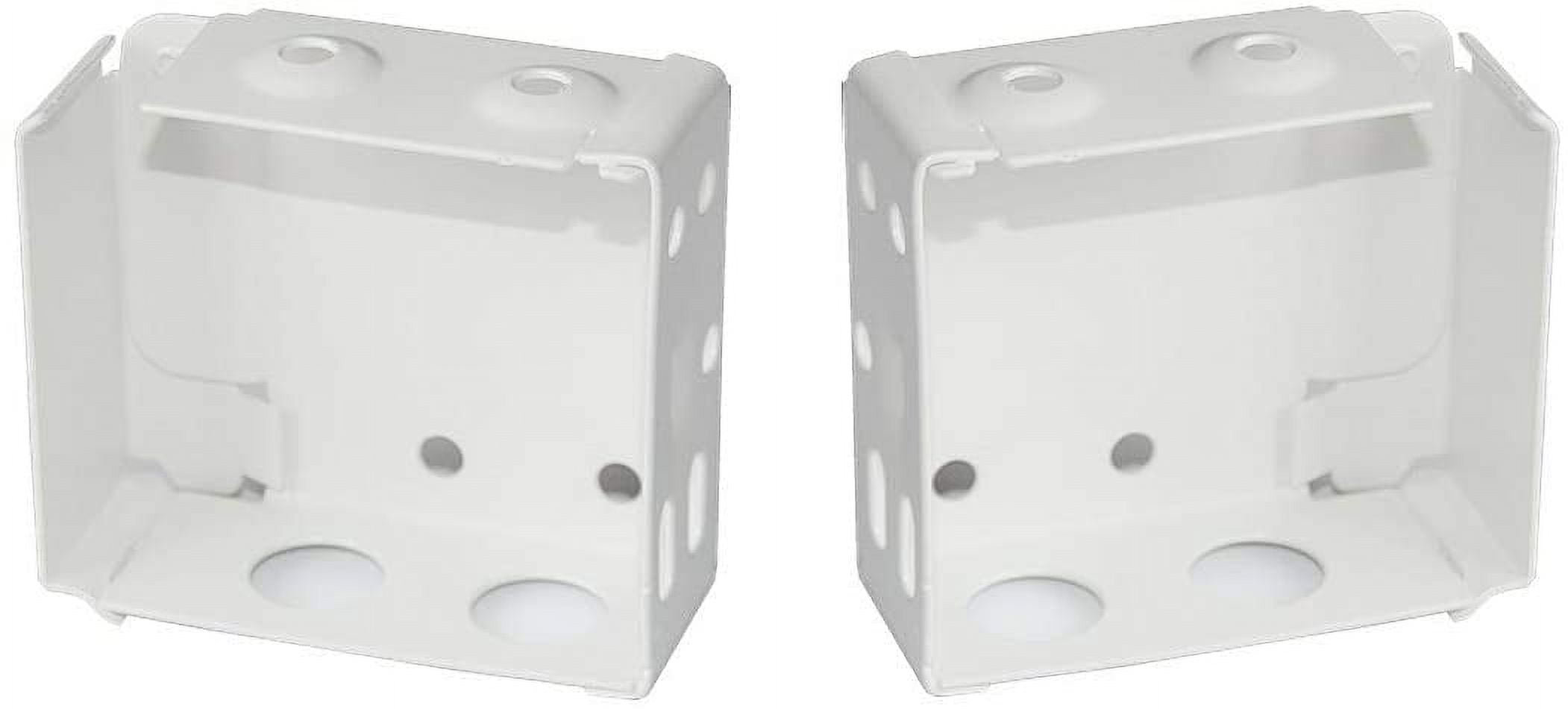 2pcs Box Mounting Bracket for High Profile Blinds 2inch White Color ...
