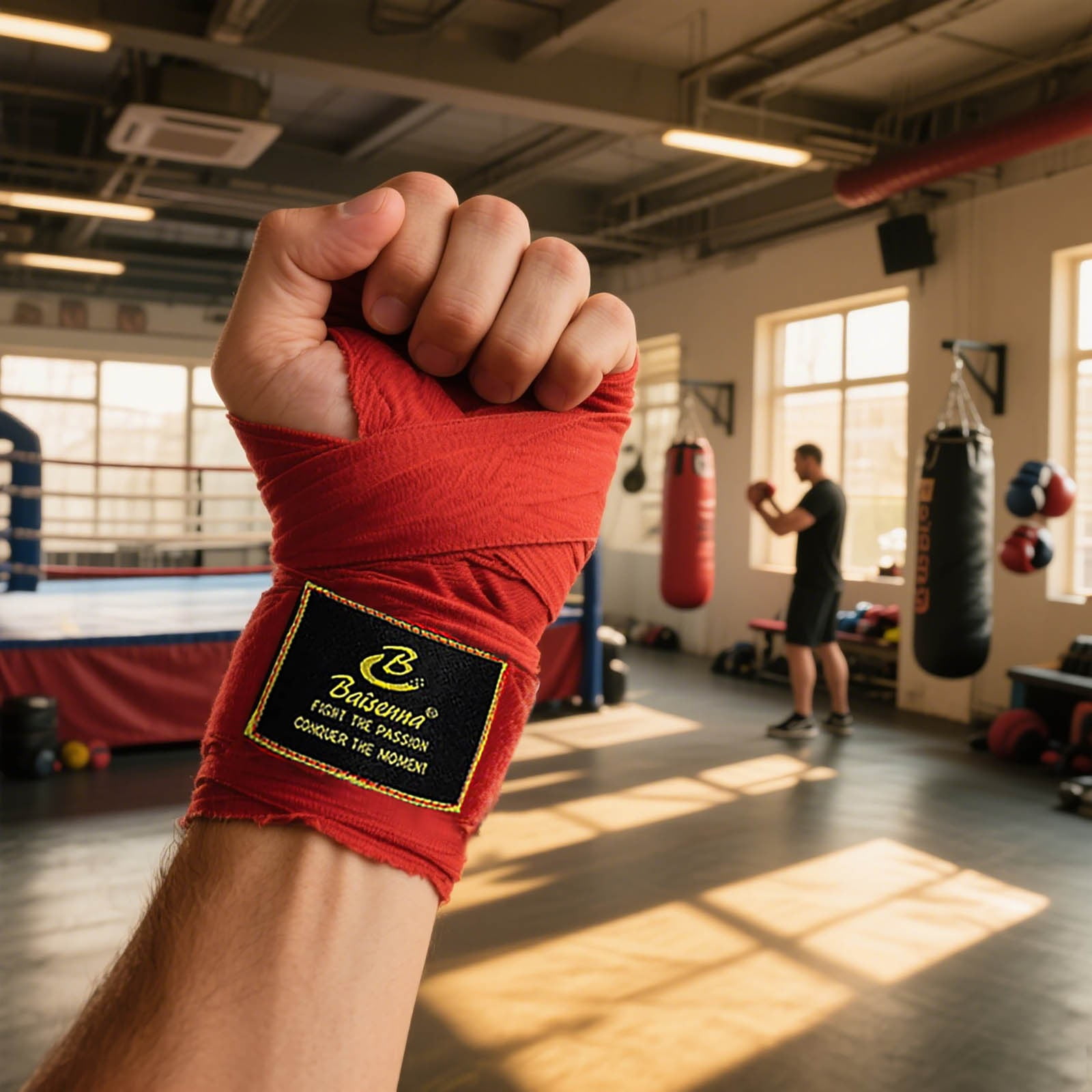 2pcs Boxing Hand Wraps For Training Muay Thai & Mma Sports Gear For ...